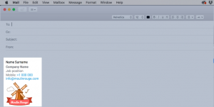 Create email signature with the logo - LogotypeMaker