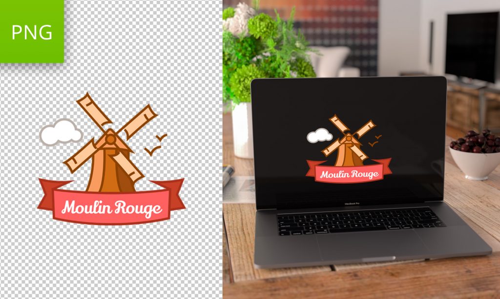 Download logo with a transparent background - Logotypemaker