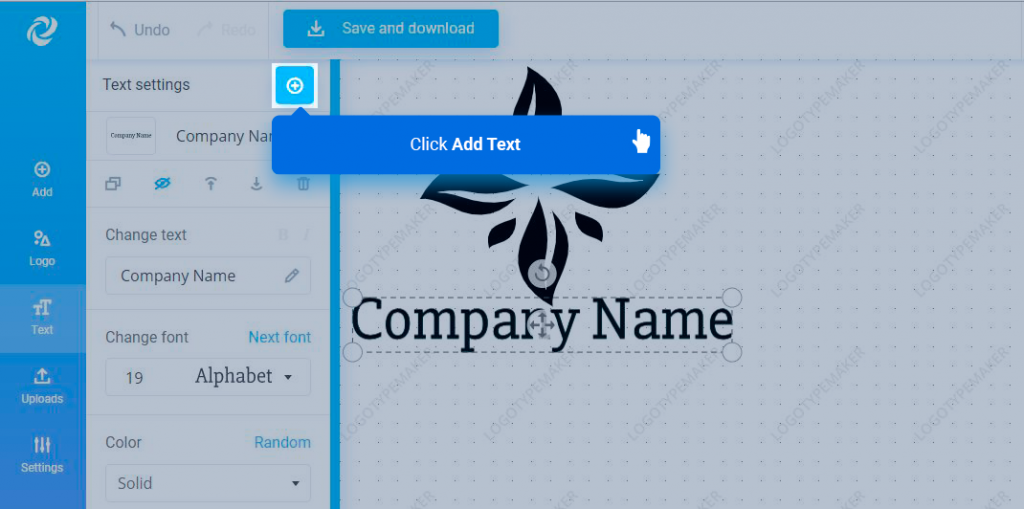 How to separate my company name into two lines? - LogotypeMaker