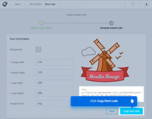 Logo HTML Embed Code - LogotypeMaker